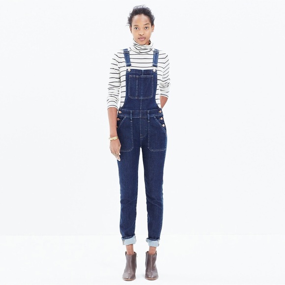 Madewell | Jeans | Madewell Skinny Denim Overalls | Poshmark